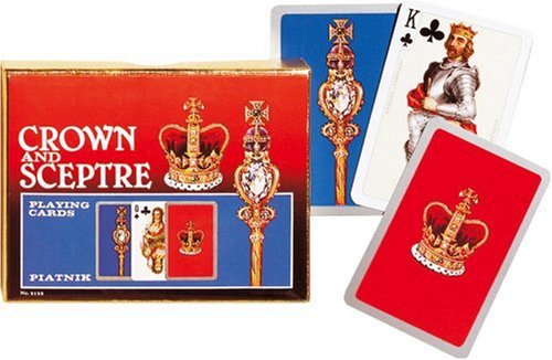 Piatnik Playing Cards Crown Sceptre Double Deck Toptoy