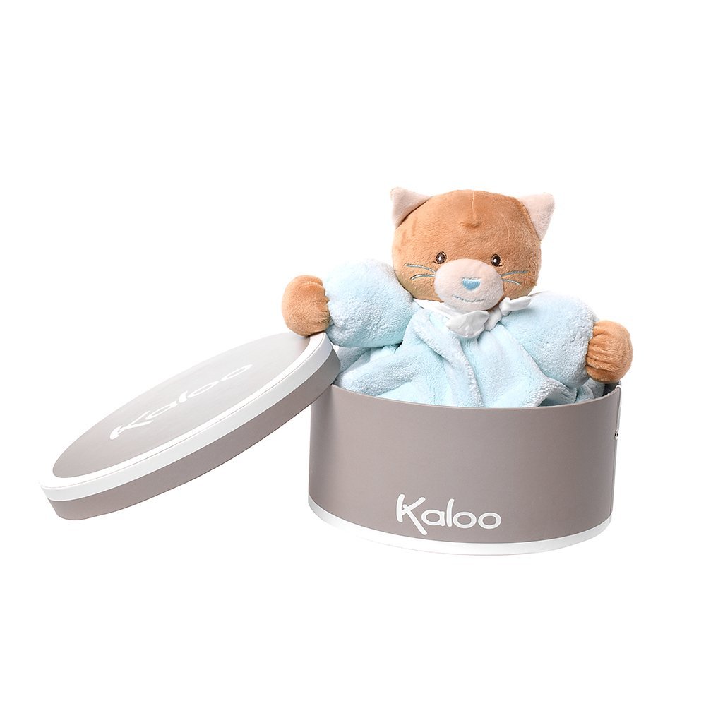 Kaloo Plume Aqua Cat Plush Toy (Medium) – TopToy