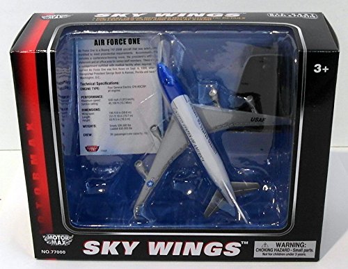 Sky Wings 1:100 Scale Richmond Toys Motormax Air Force One Die-Cast ...