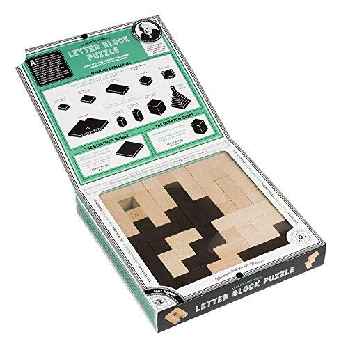 The Einstein Collection Letter Blocks – 3D brain teaser puzzles – 12 ...