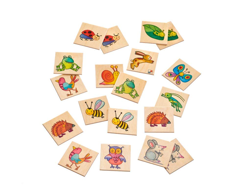 Selecta 63009 Memo Pepito and Friends Tile Game, 24 Pieces, Multi ...