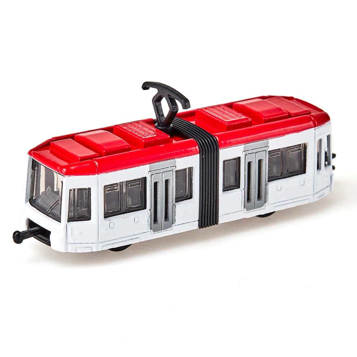 siku 1011, Tram, Metal/Plastic, White/Red, Standard siku railway ...