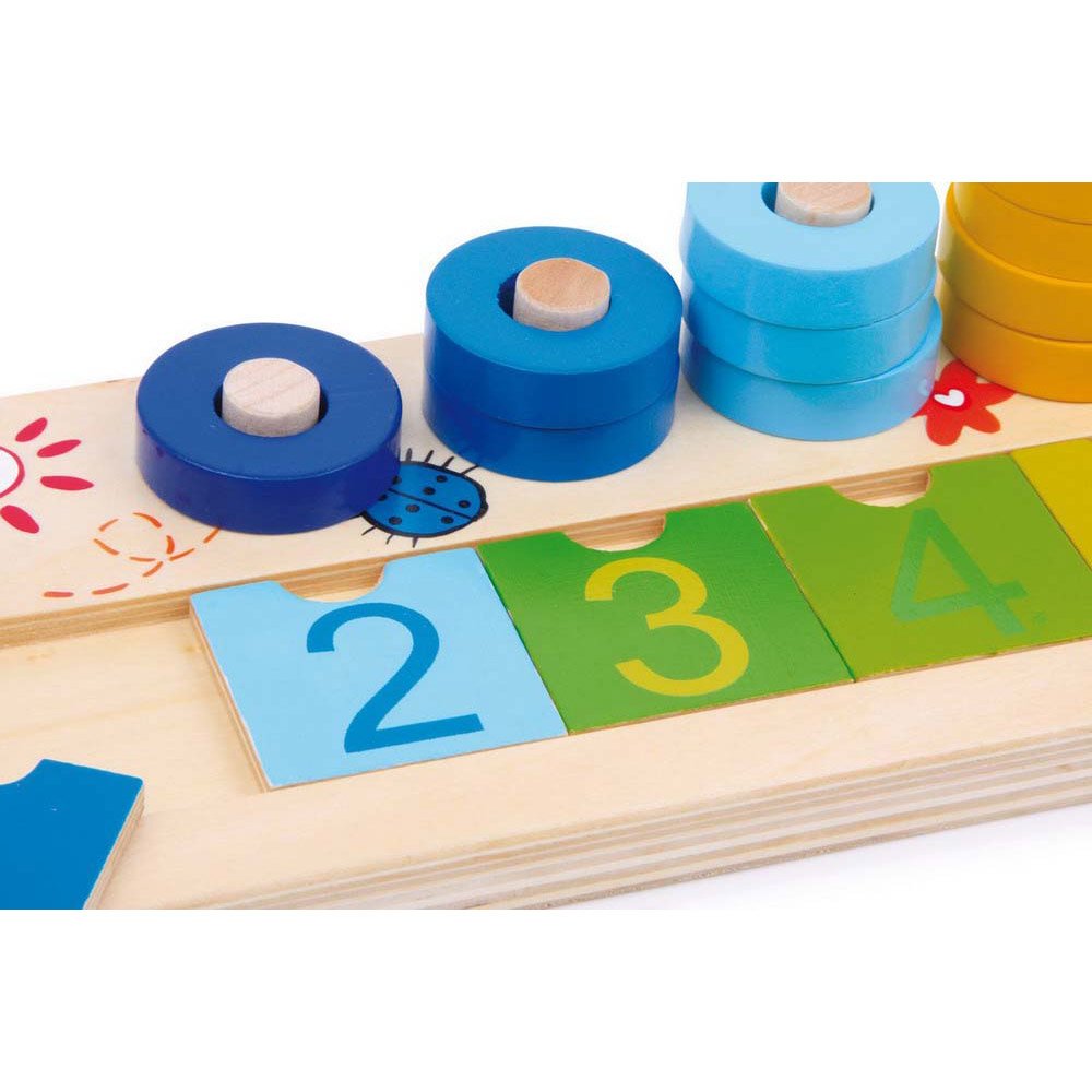 Legler Learn to Count Wooden Rings Educational Toy – TopToy