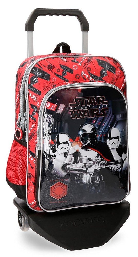 Star Wars VIII Double compartment School Backpack 40cm with trolley ...