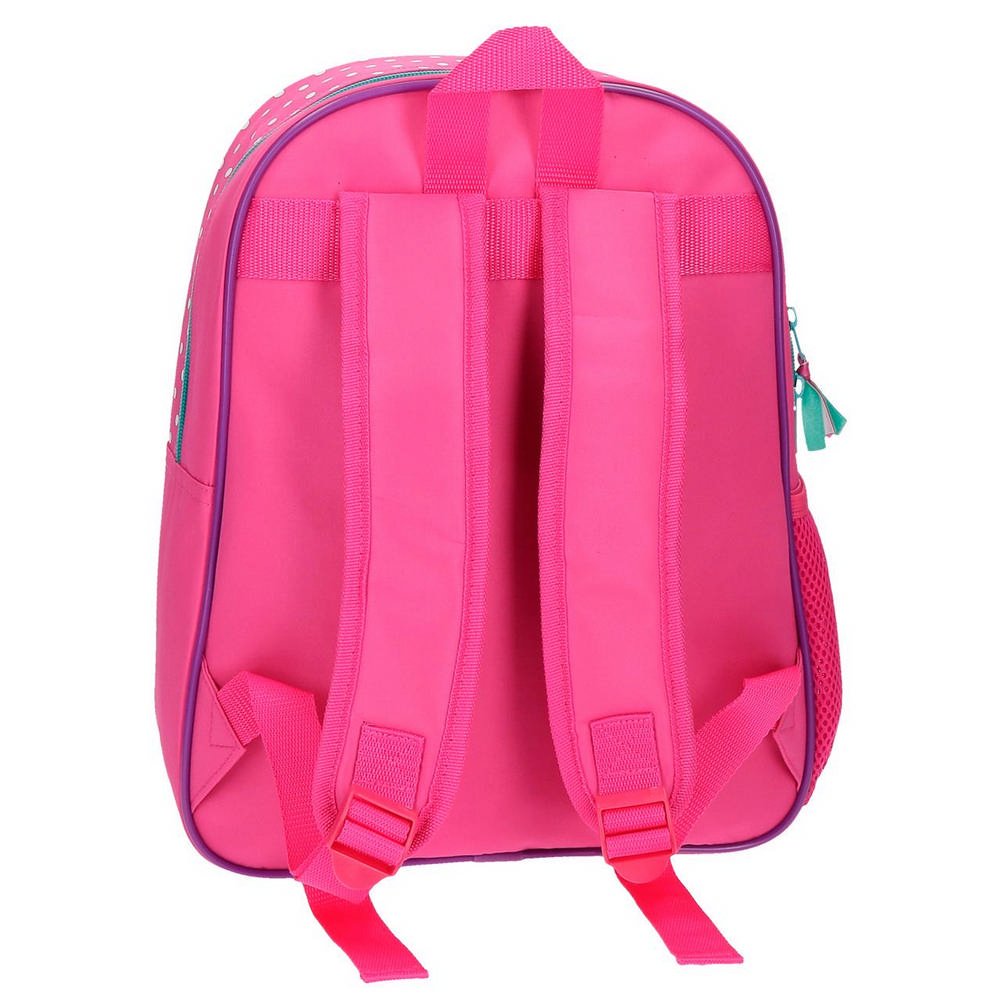 Minnie Smile Pink Preschool backpack. 33cm. Front part in 3D – TopToy
