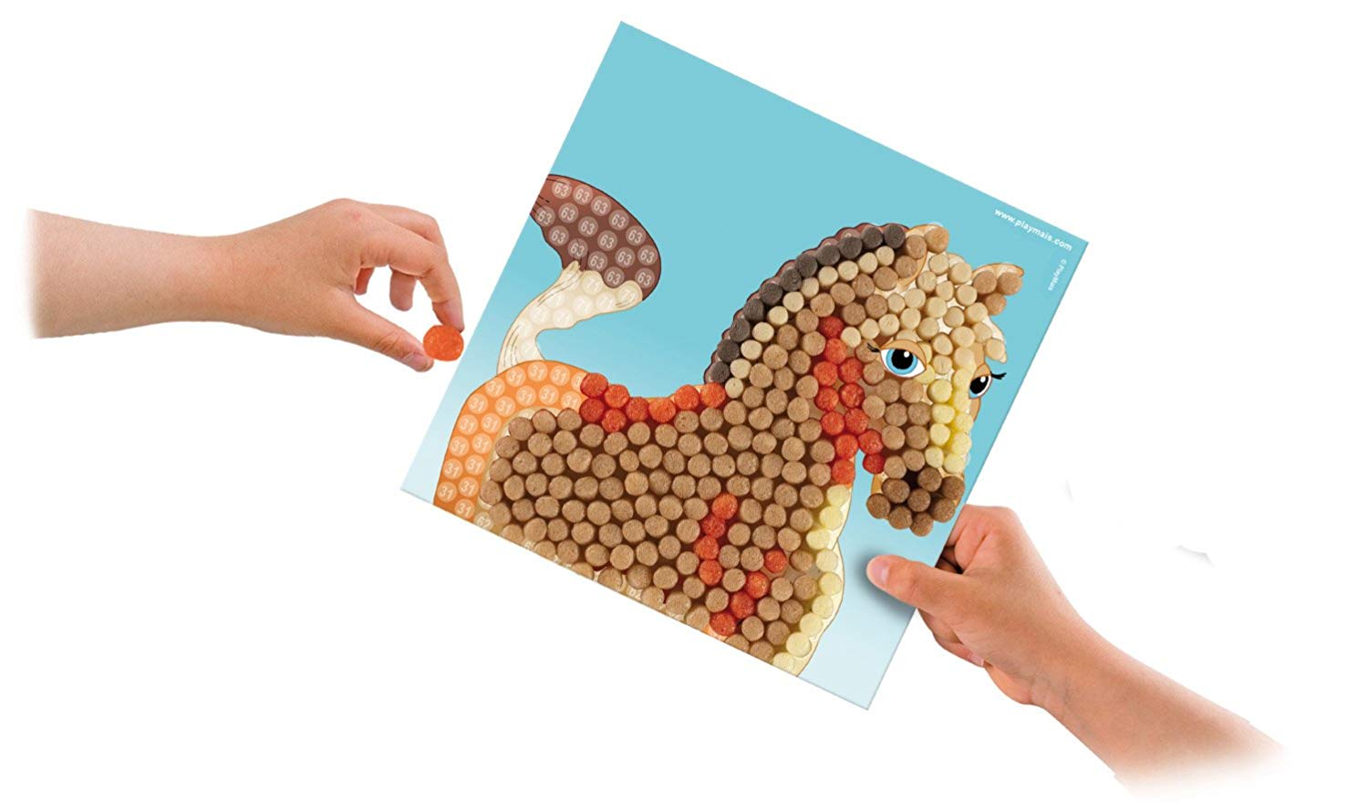 PlayMais TRENDY MOSAIC HORSE creative craft kit for girls and boys from ...