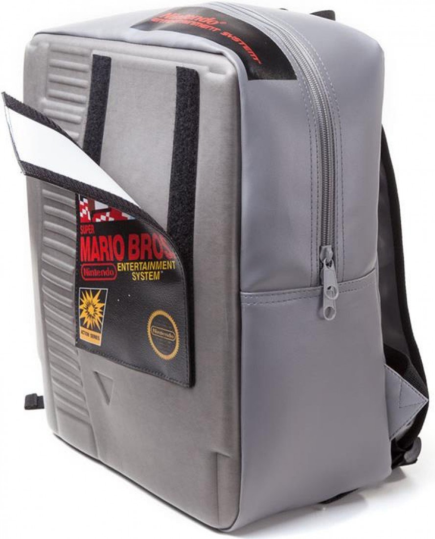 Bioworld Nintendo Nes Cartridge 3D Shaped Backpack, Grey, 34 cm – TopToy