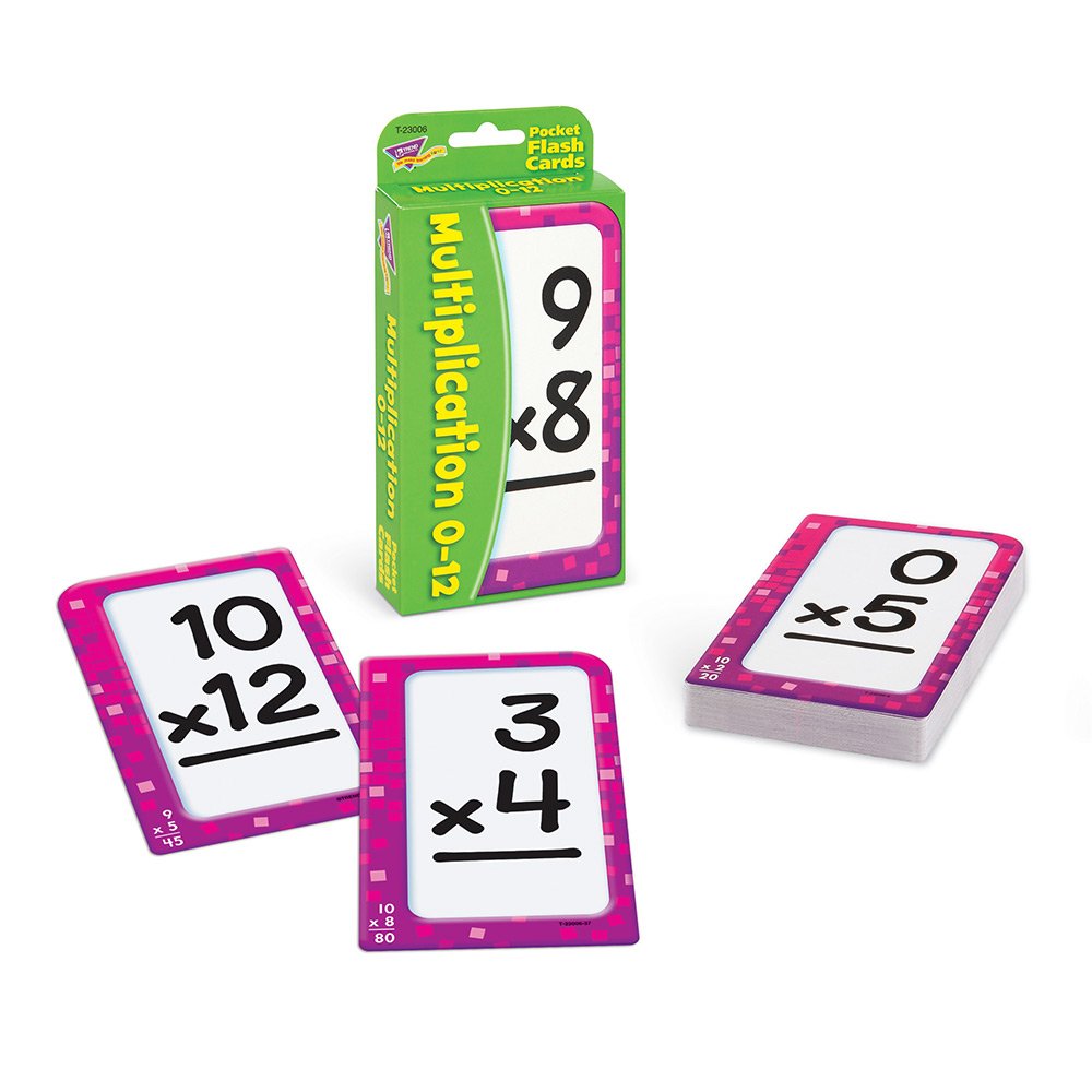 Trend Enterprises Multiplication Pocket Flash Cards – TopToy