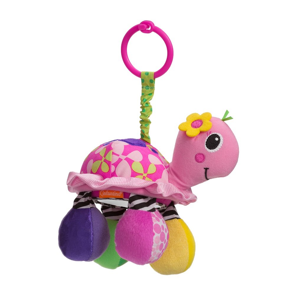 Infantino Turtle Mirror Pal Soft Toy, Sparkle – TopToy