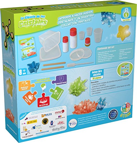 Science4you – Crystal Growing Kit for Kids Age 8+ – Chemistry Set with ...