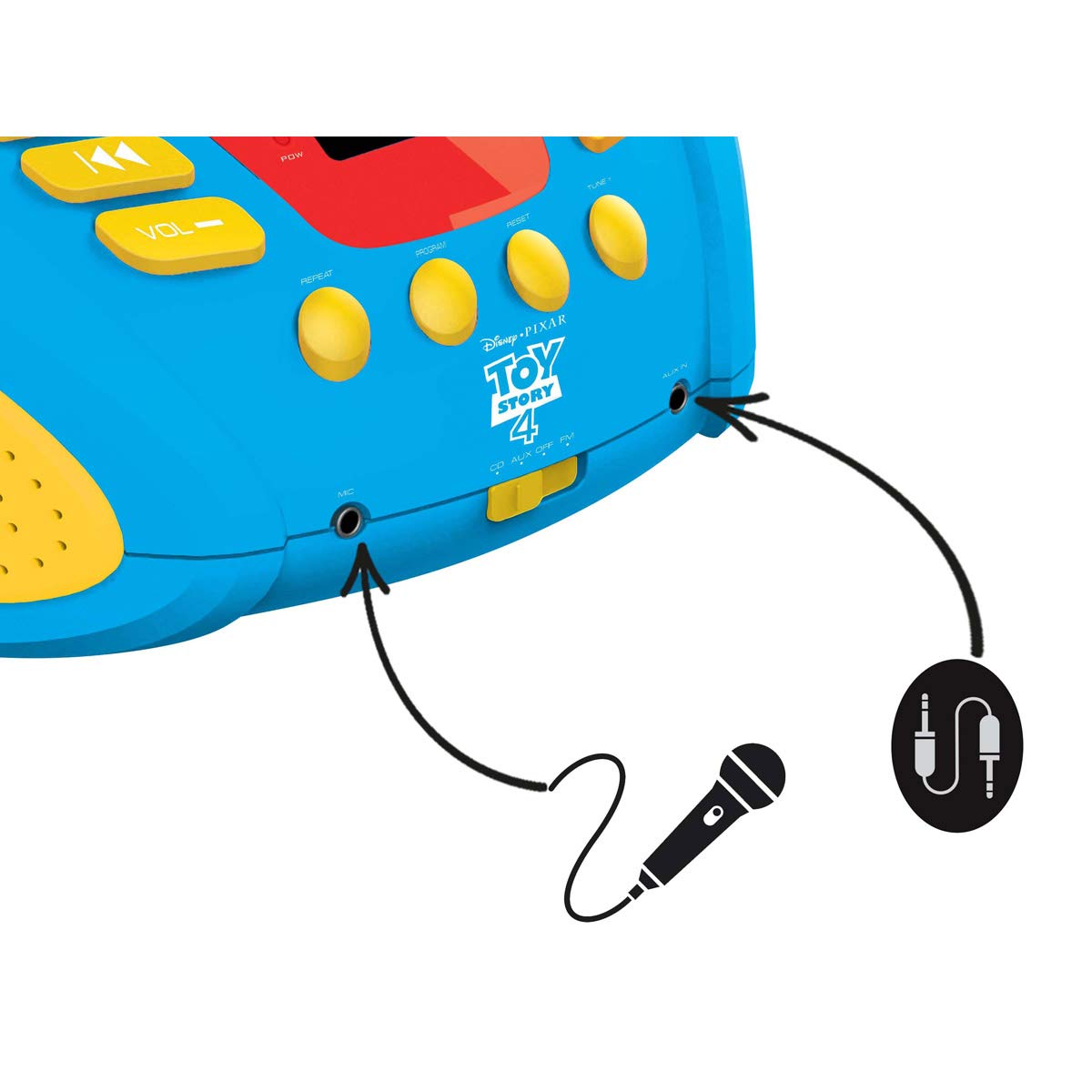 LEXIBOOK RCD108TS Disney Toy Story CD Kids, Buzz & Woody Music Audio ...