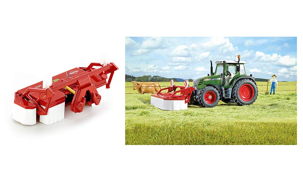 siku 2461, Kuhn Front Mower, 1:32, Metal/Plastic, Red/White, Suitable ...