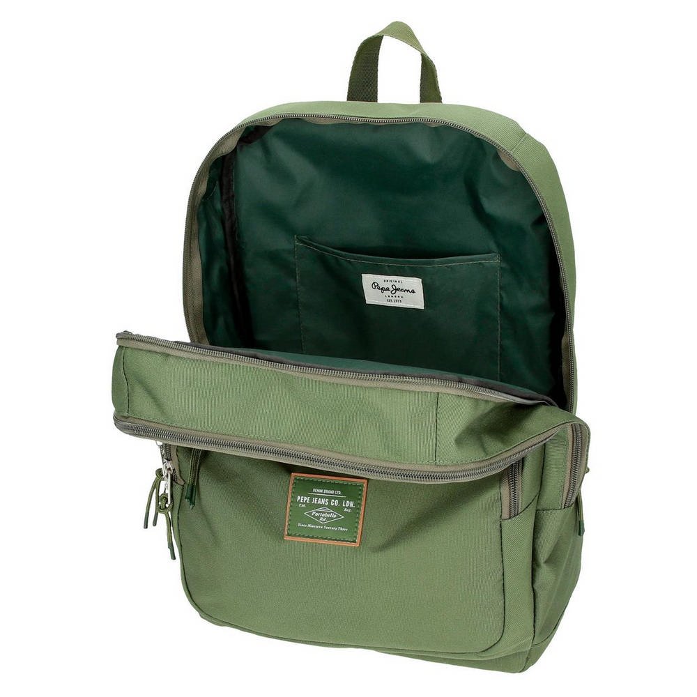 Pepe Jeans Cross Double compartment Backpack with trolley Green 30 ...