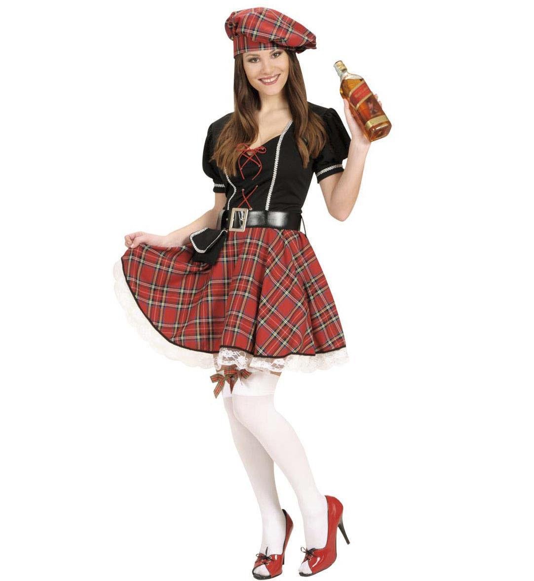 Ladies Bonnie Scot Costume Small UK 8-10 for Scottish Scotland Fancy ...