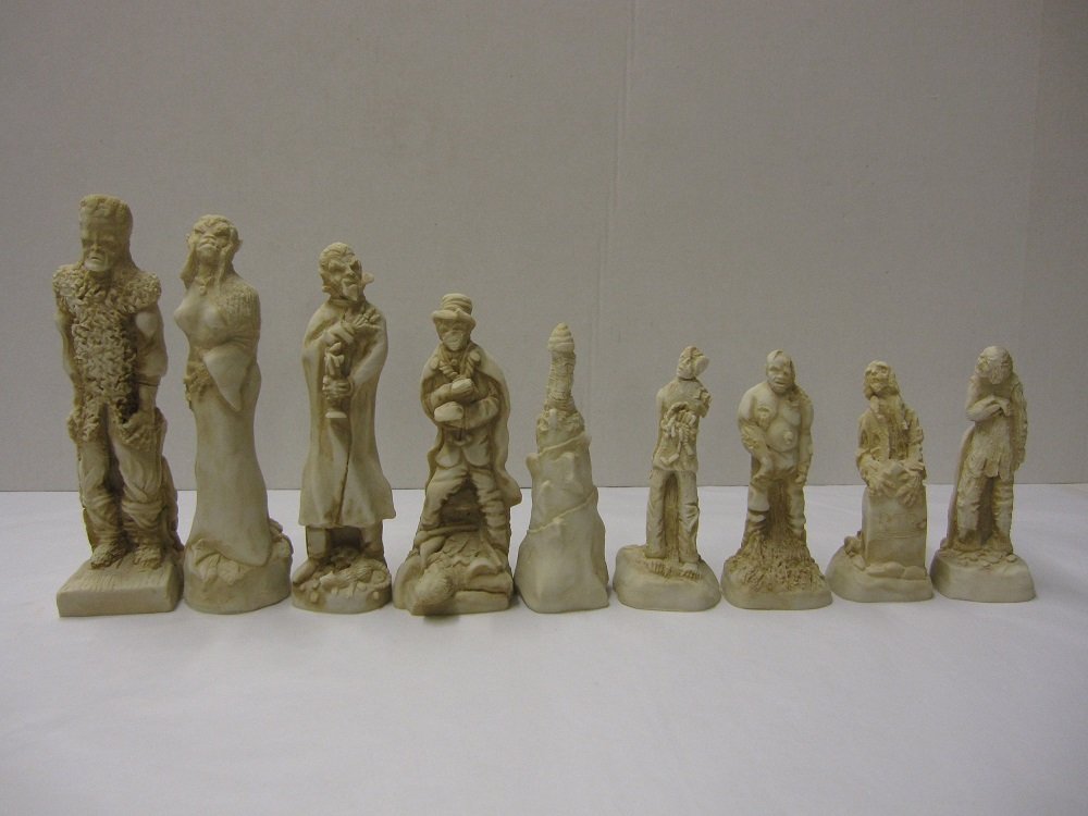 MOULDS ONLY Make Your Own Chess Sets With These 9 x Zombie Undead ...