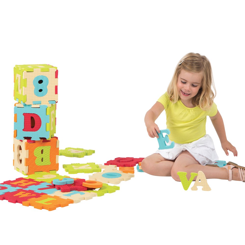 LUDI Foam Puzzle Pieces with Letters and Numbers-Random model – TopToy