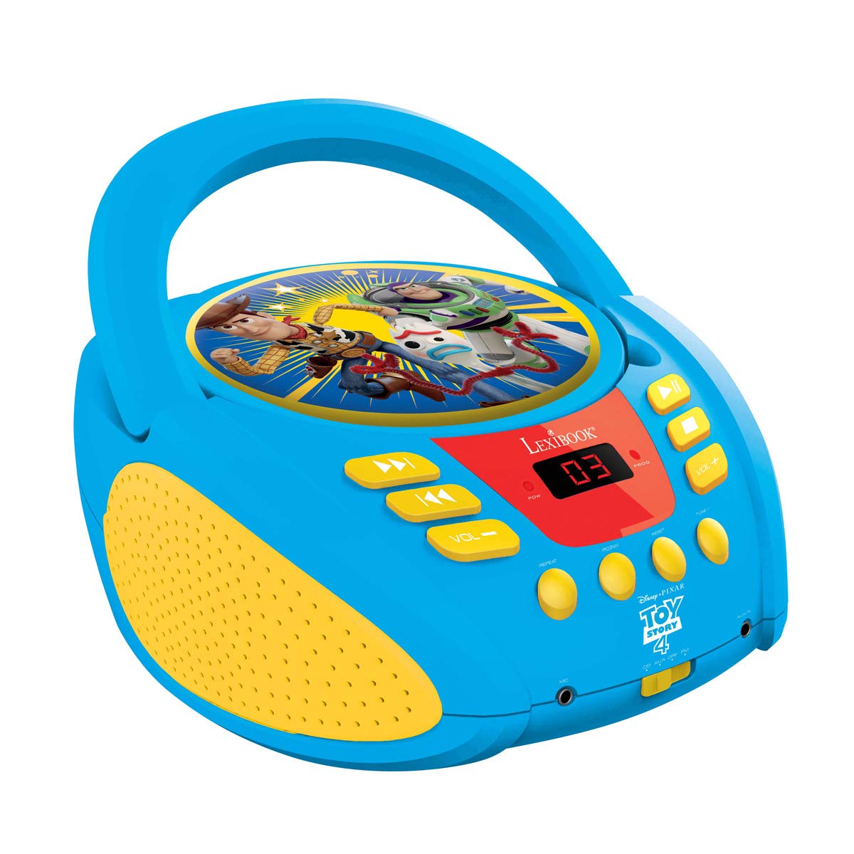 LEXIBOOK RCD108TS Disney Toy Story CD Kids, Buzz & Woody Music Audio ...