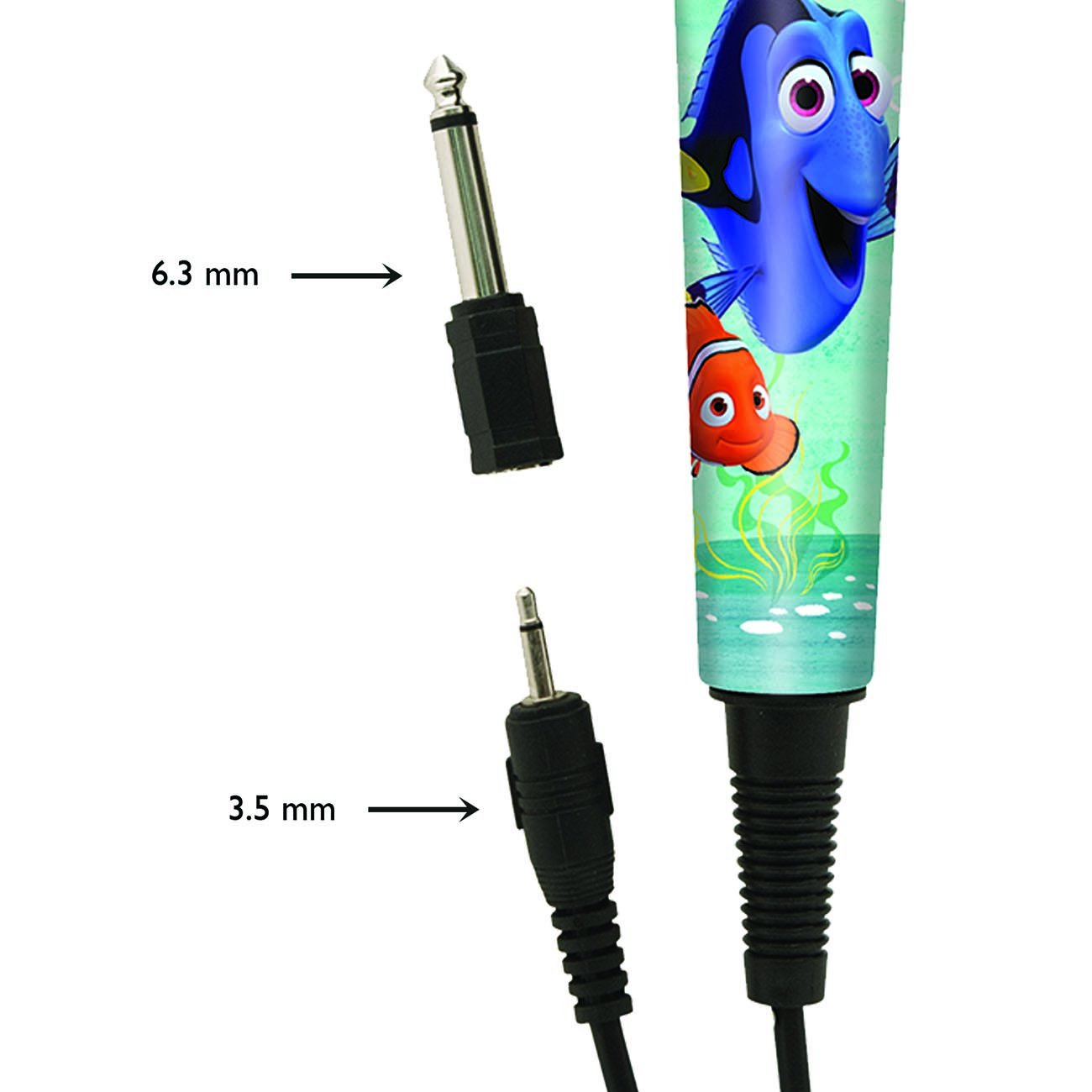Lexibook Disney Finding Dory Marlin Microphone , 3,5 Jack and 6,3 mm ...