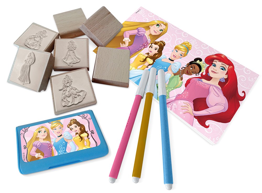 Multiprint Window Box 7 Stamps for Kids Disney Princess, 100% Made in ...