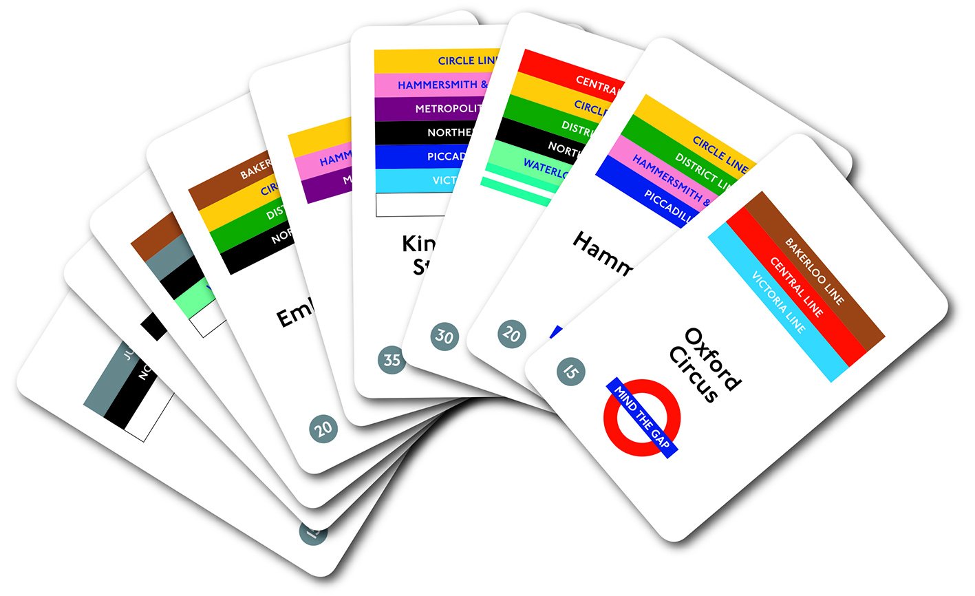 Mind the Gap TfL Card Game | Card Matching Game for Adults & Kids ...