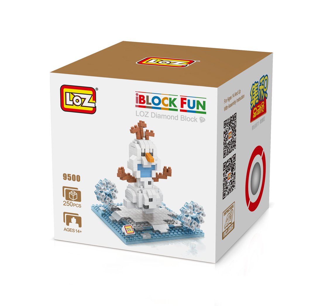 iBlock Fun Building Blocks – Miniature Loz – Olaf Frozen – TopToy