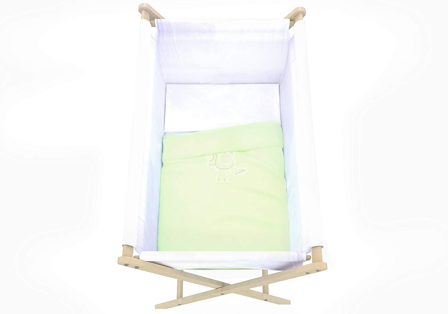 Polini Kids 0001297-4 Baby Cradle, Green – TopToy