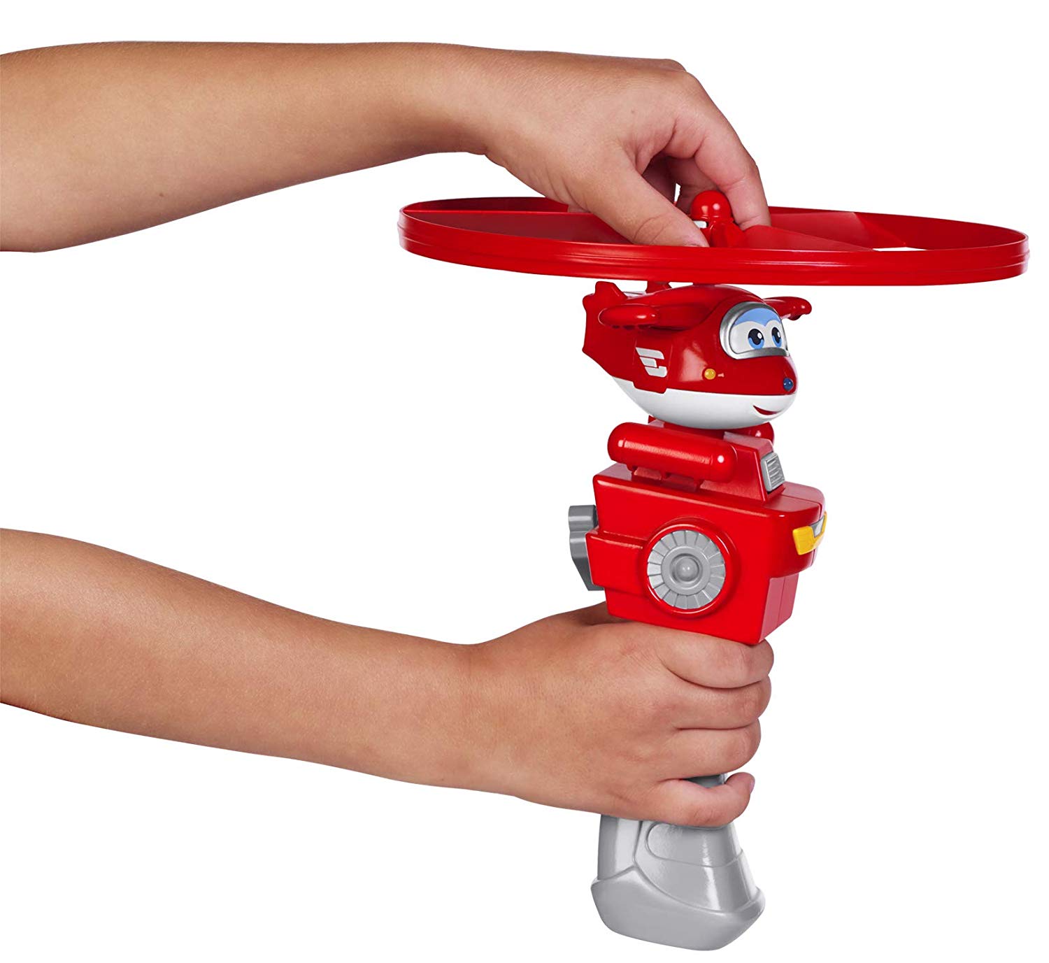 Super Wings High Flying Jett | Aerial Jett Disc Launcher |Pull Cord and ...