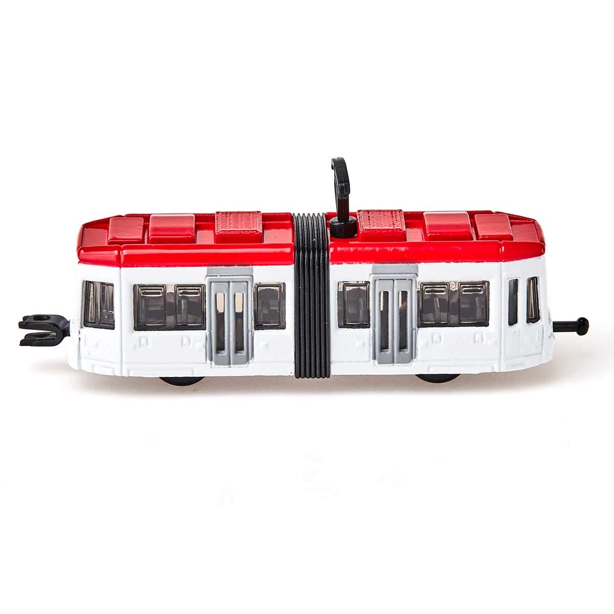 siku 1011, Tram, Metal/Plastic, White/Red, Standard siku railway ...