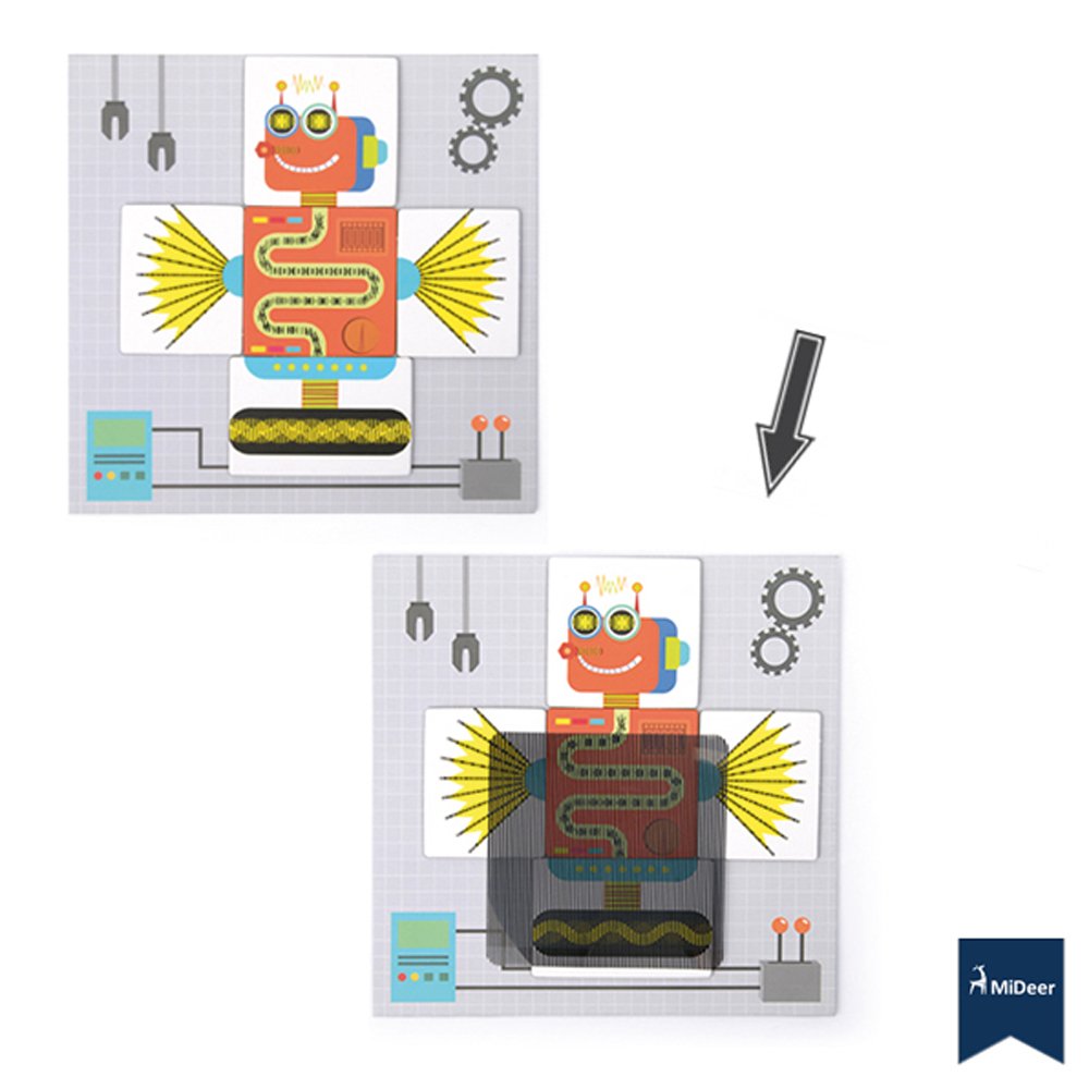 Andreu Toys MD1030 MI Deer Robot Animation Game, Multi-Colour, 23 x 16. ...