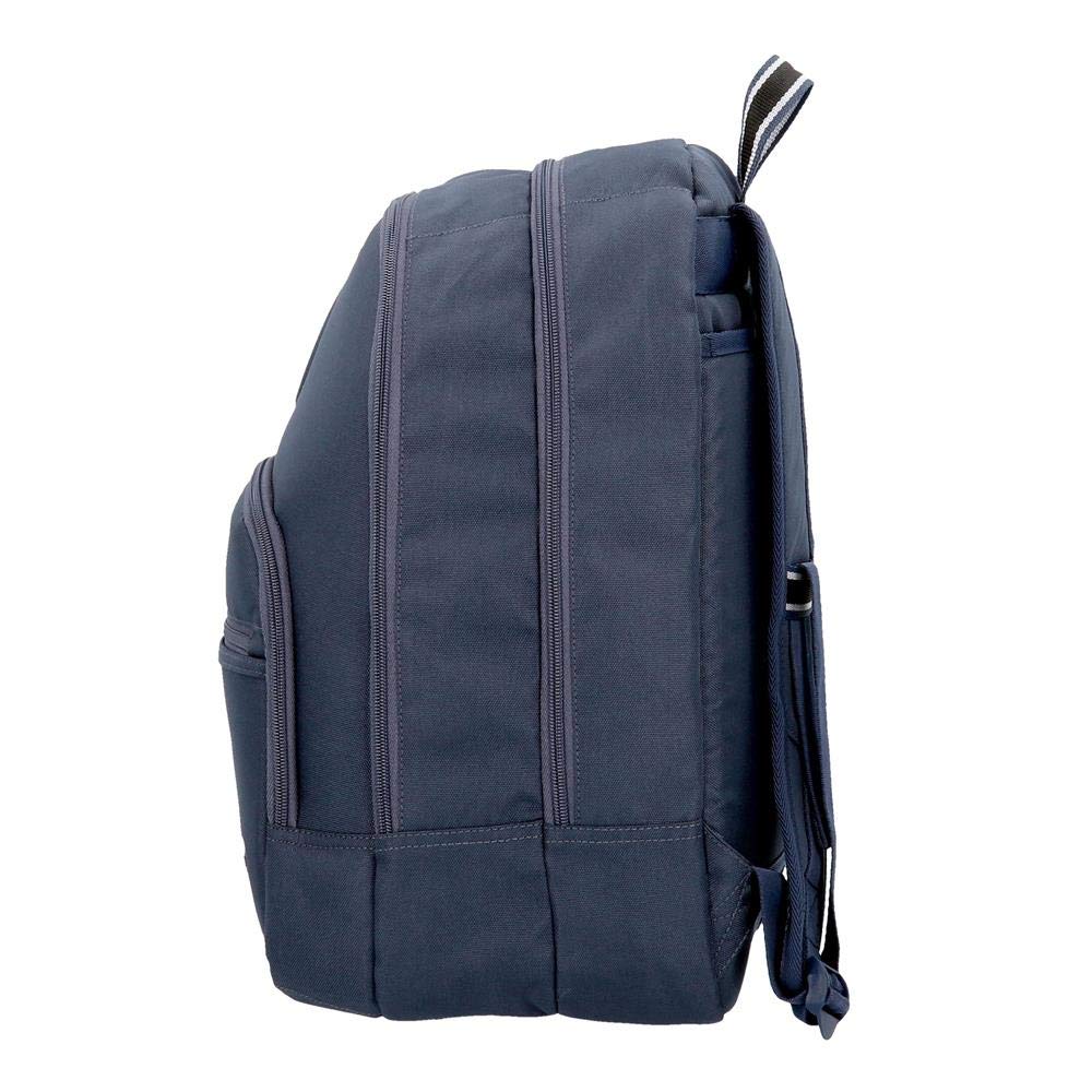 Enso Basic Double compartment Backpack Blue 32x46x17 cms Polyester 25 ...