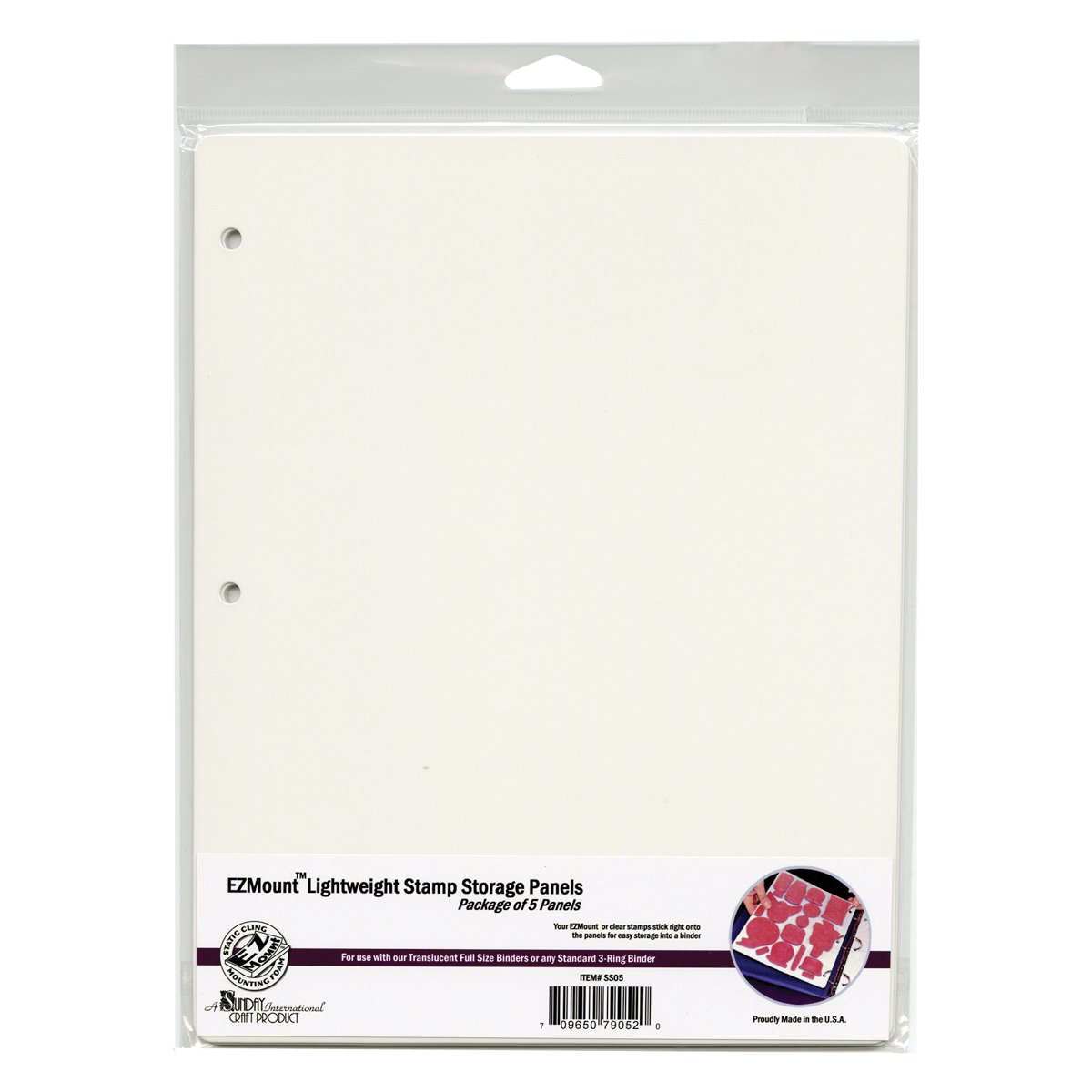 Crafters Companion 8.5 x 11-inch Stamp-n-Store Storage Panels, Pack of ...