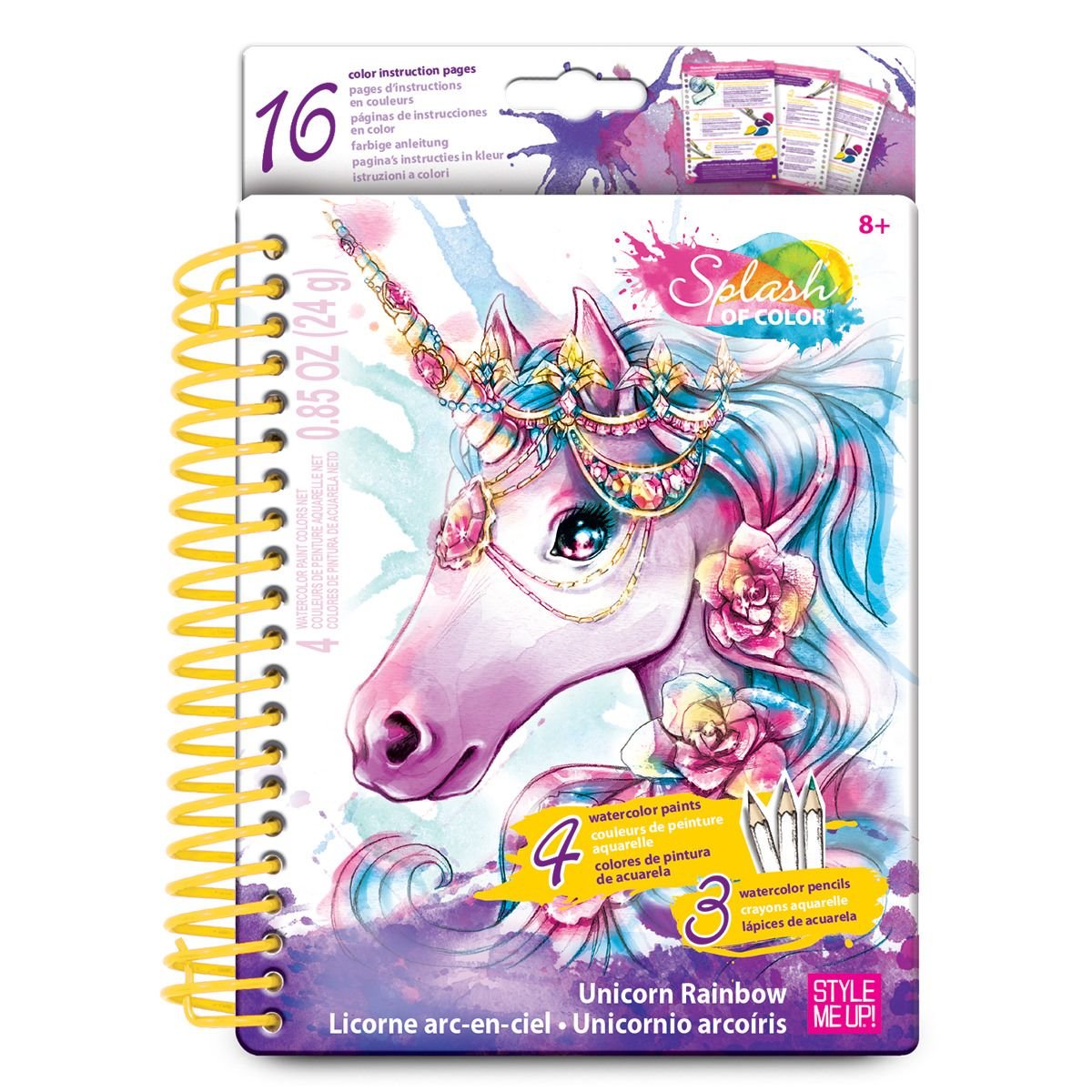 Style Me Up – Colouring Sketch Book for Girls. Art and Craft Kit with ...