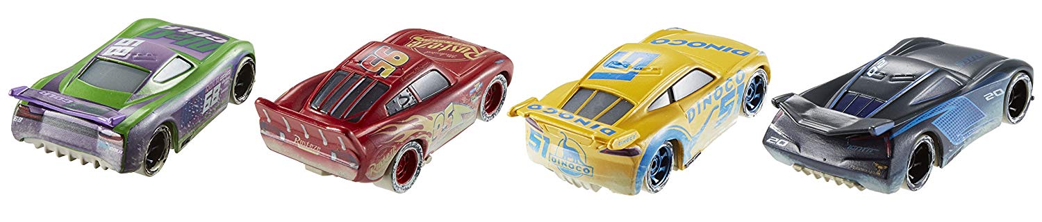 Disney Pixar Cars FTX79 Fireball Beach Racing Vehicles Pack of 4 (H.J ...