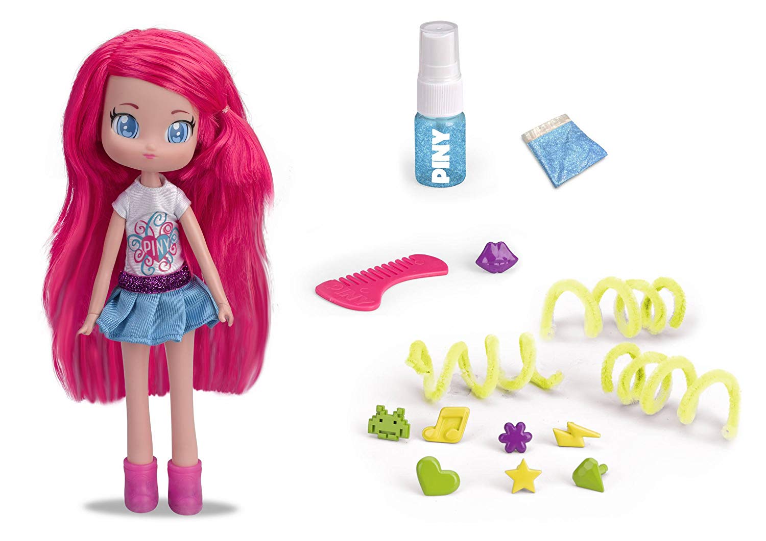 Piny- Michelle Doll and Funny Hairstyles, 700014151 – TopToy
