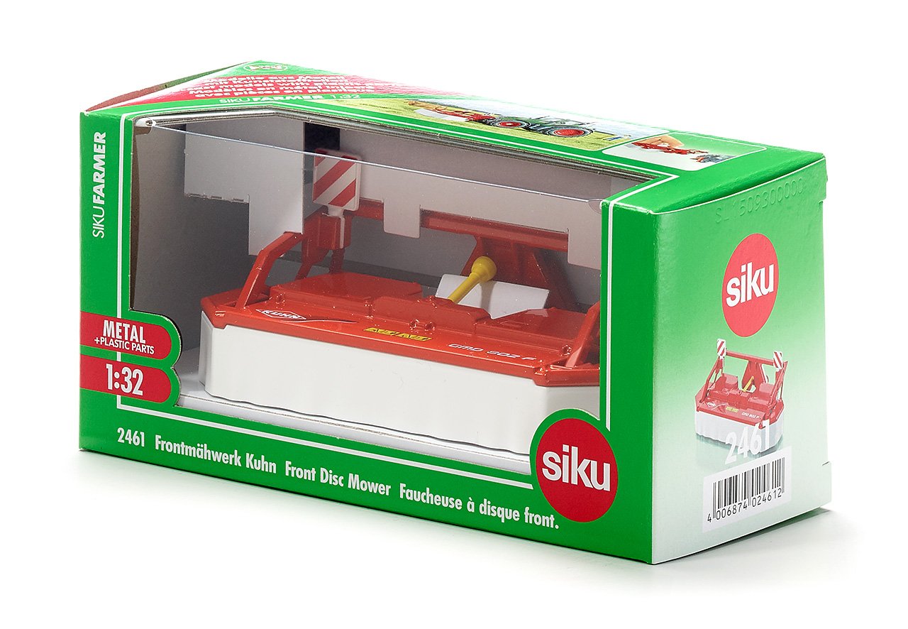 siku 2461, Kuhn Front Mower, 1:32, Metal/Plastic, Red/White, Suitable ...