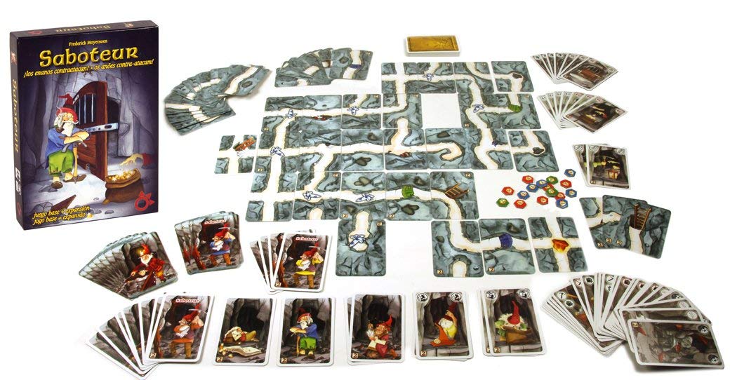 Amigo – Saboteur, Game Board with Expansion, Table Boardgame in Spanish ...