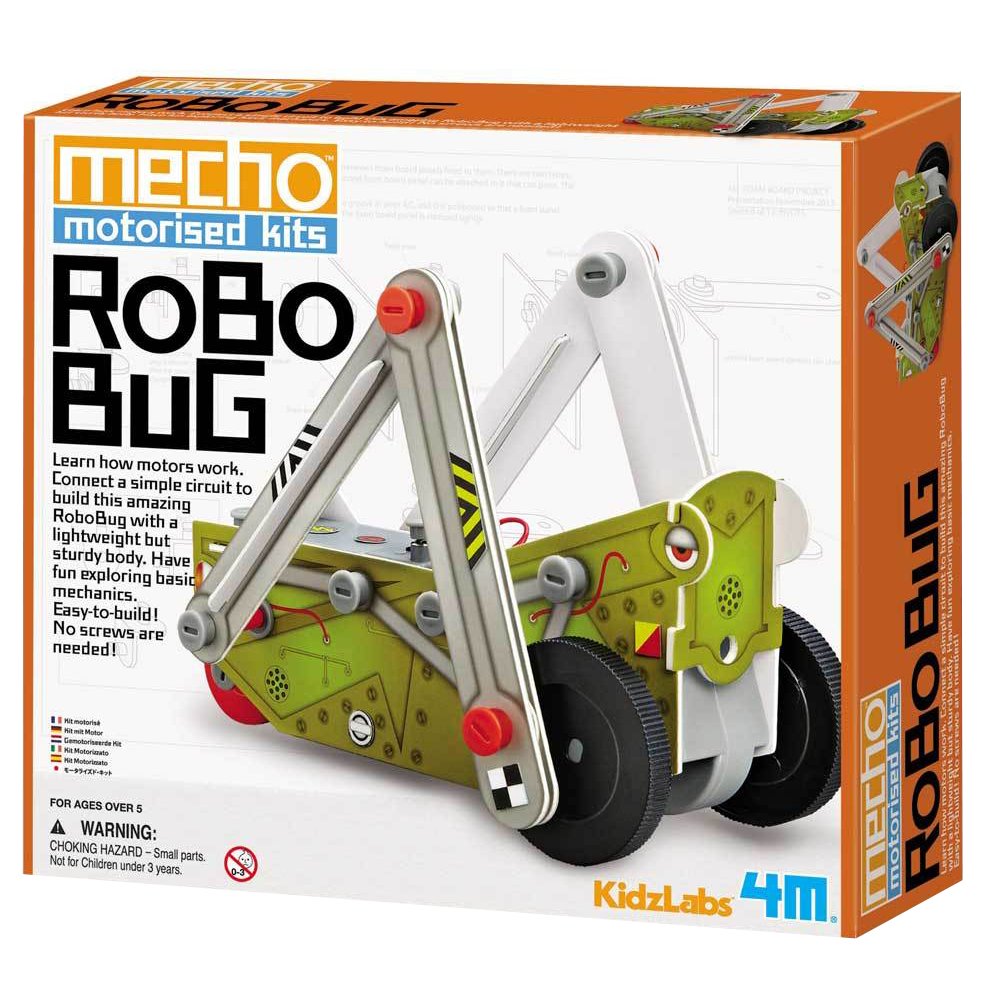 4M “Robobug Mecho Motorised Kits (Multi-Colour) – TopToy