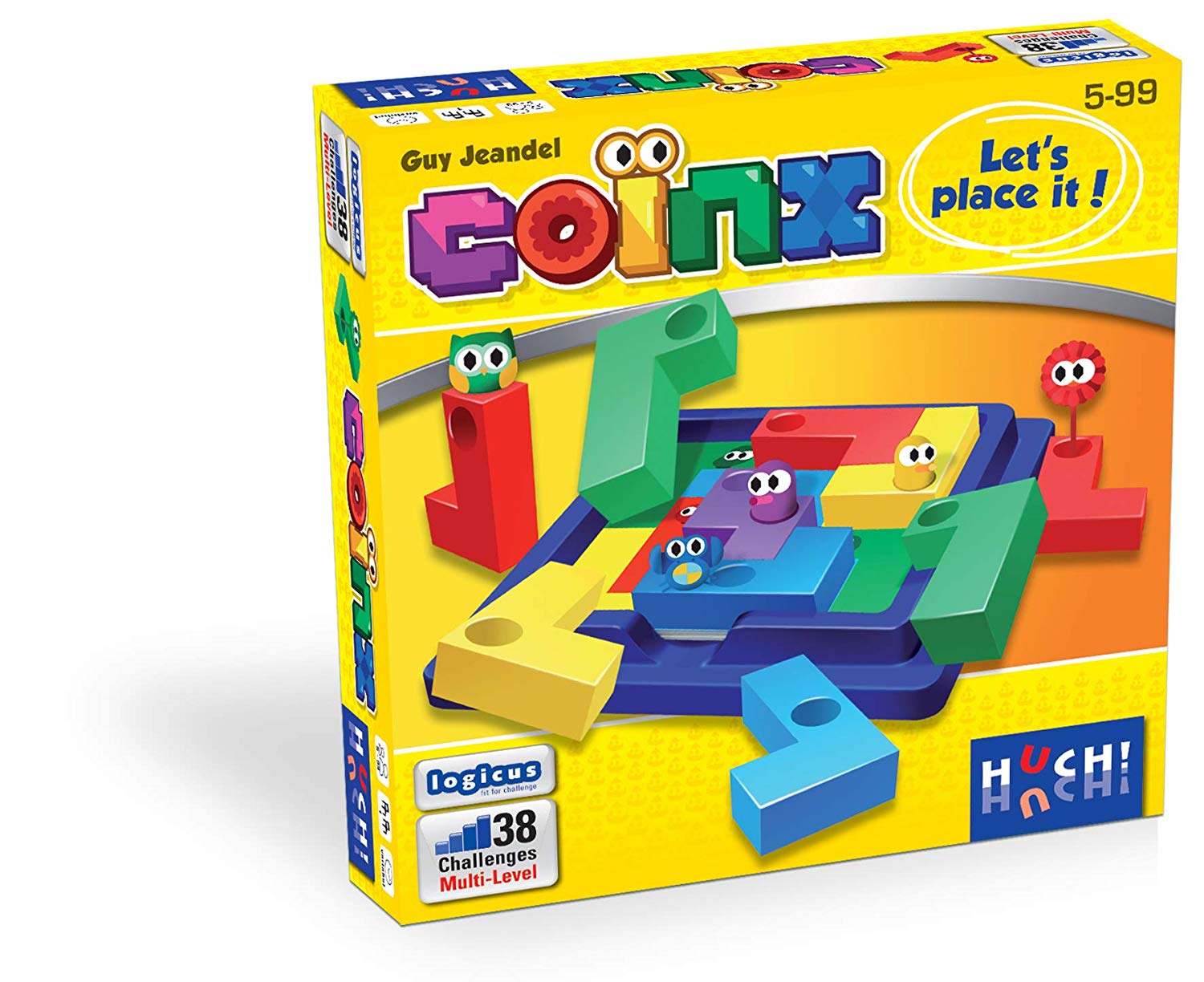 HUCH! 880529 Logic Game Multi-Coloured – TopToy