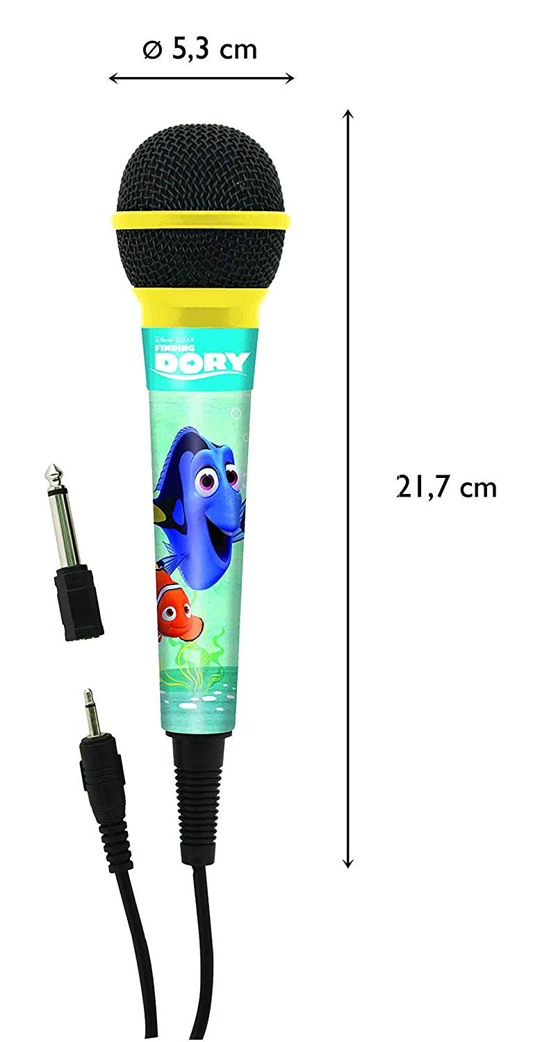 Lexibook Disney Finding Dory Marlin Microphone , 3,5 Jack and 6,3 mm ...