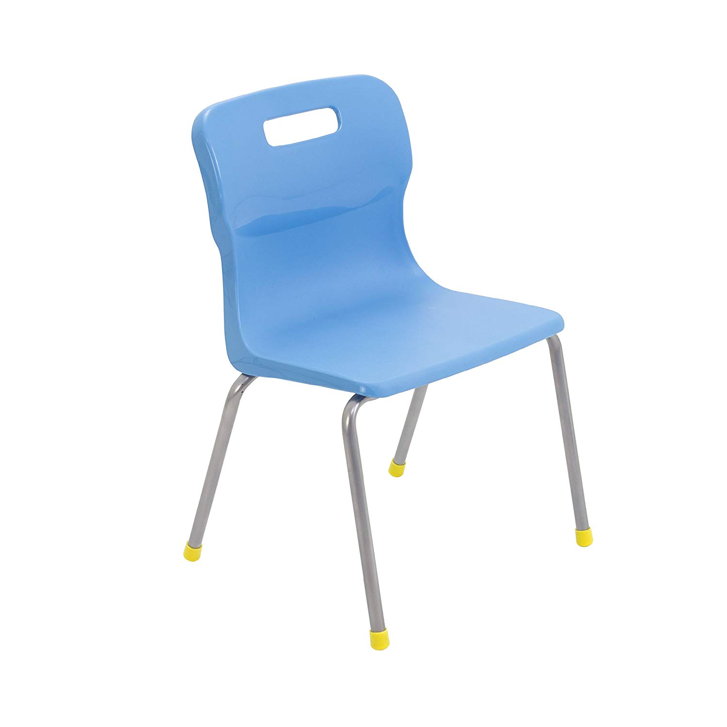 Titan 4 Leg Classroom Chair – Size 3, Ages 5-7 Years, Plastic, Sky Blue ...