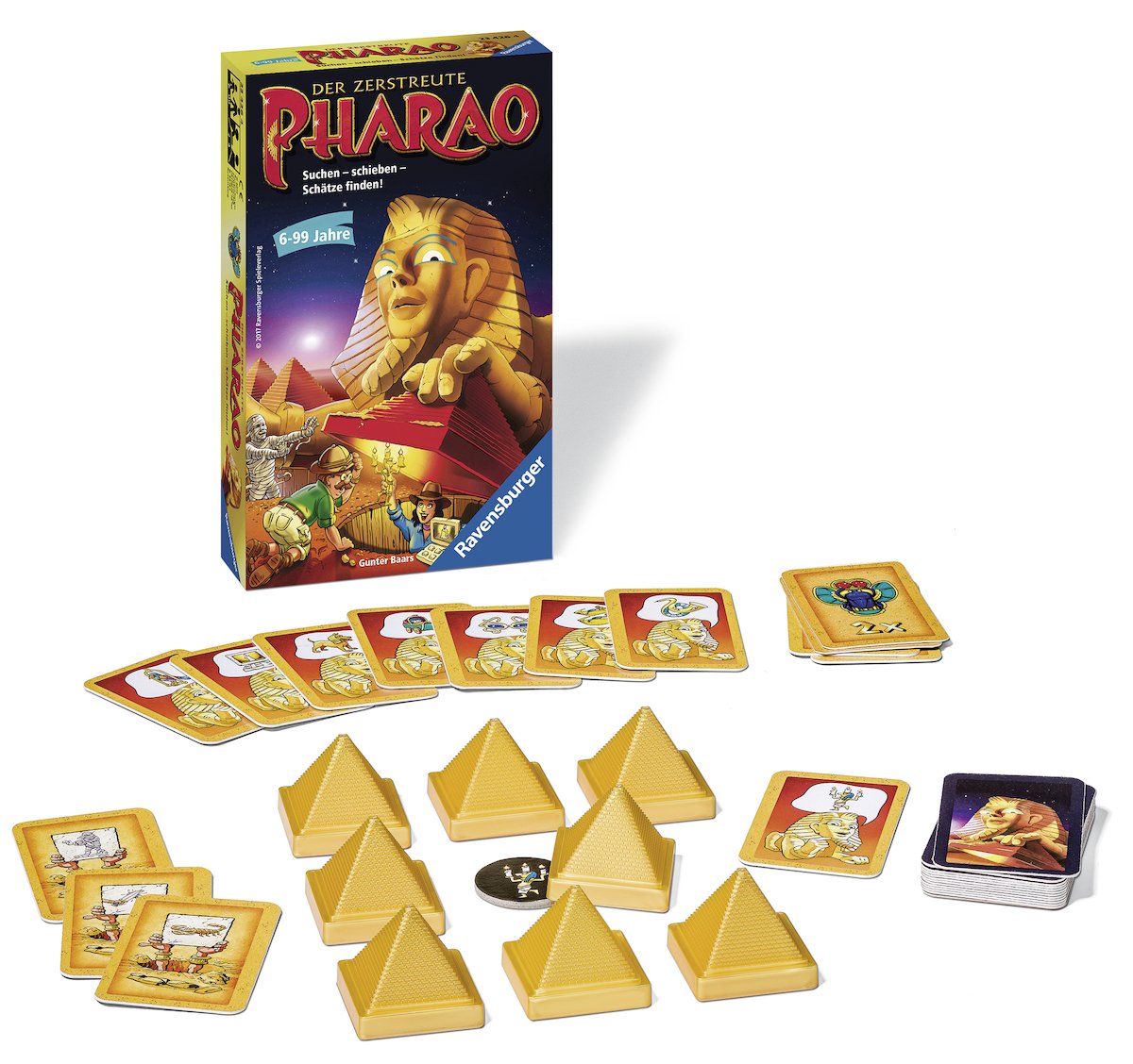 Ravensburger 234264 “The Scattered Pharaoh Card Game – TopToy