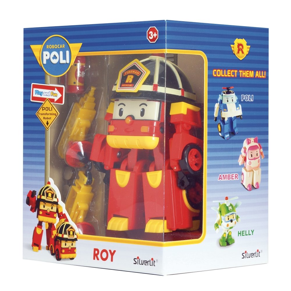 Rocco Giocattoli 83093 – Robocar Poli Roy Transformable Character with ...