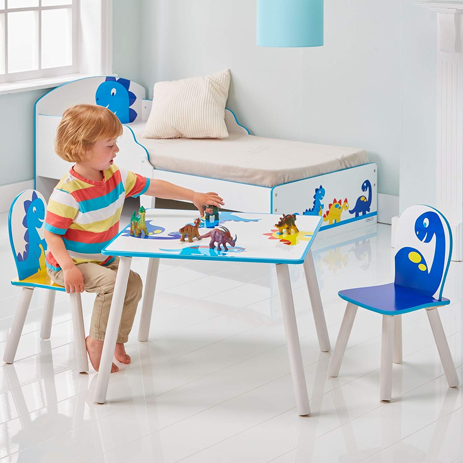 Dinosaur Kids Table and 2 Chair Set by HelloHome – TopToy