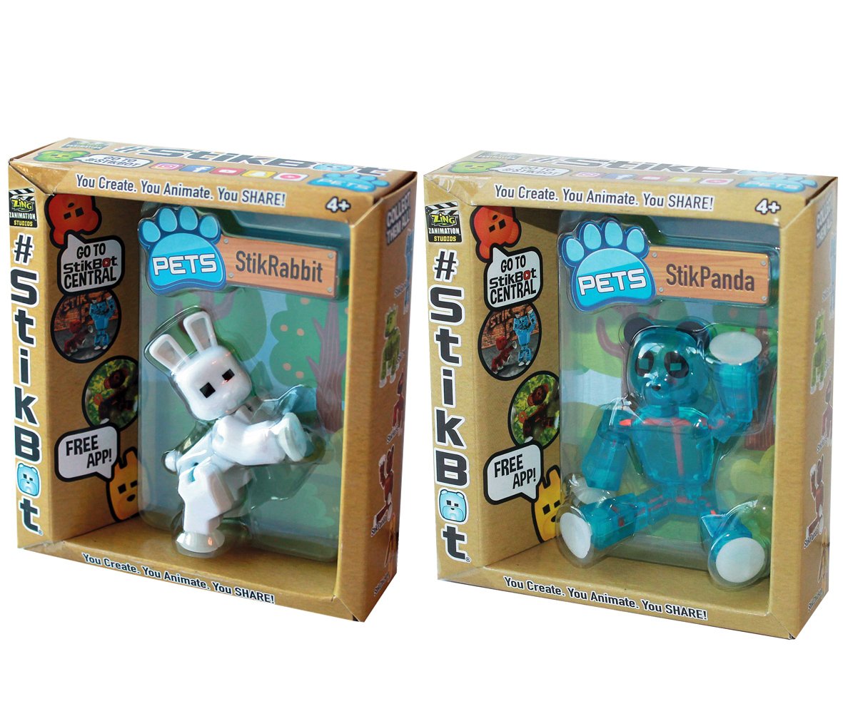 Zing S1203 StikBot Pets 2 Pack Assortment – TopToy