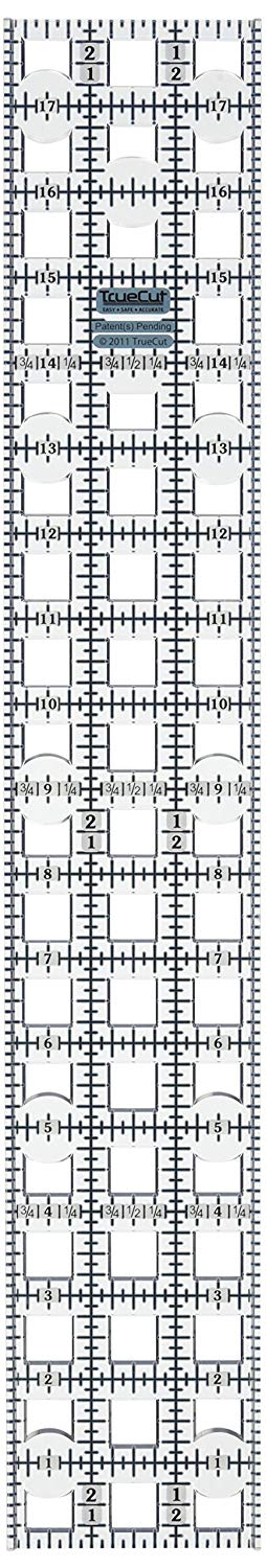 Grace Company TrueCut Ruler, 3 x 18 inches – TopToy