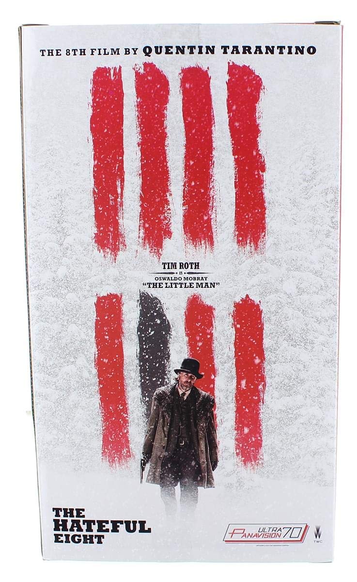 Hateful Eight 14938 Clothed Oswaldo Mobray Tim Roth Figure, 8-Inch – TopToy