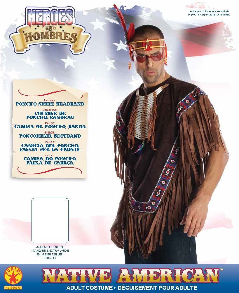 Rubie’s Official Men’s Native American Adult Costume – Standard – TopToy