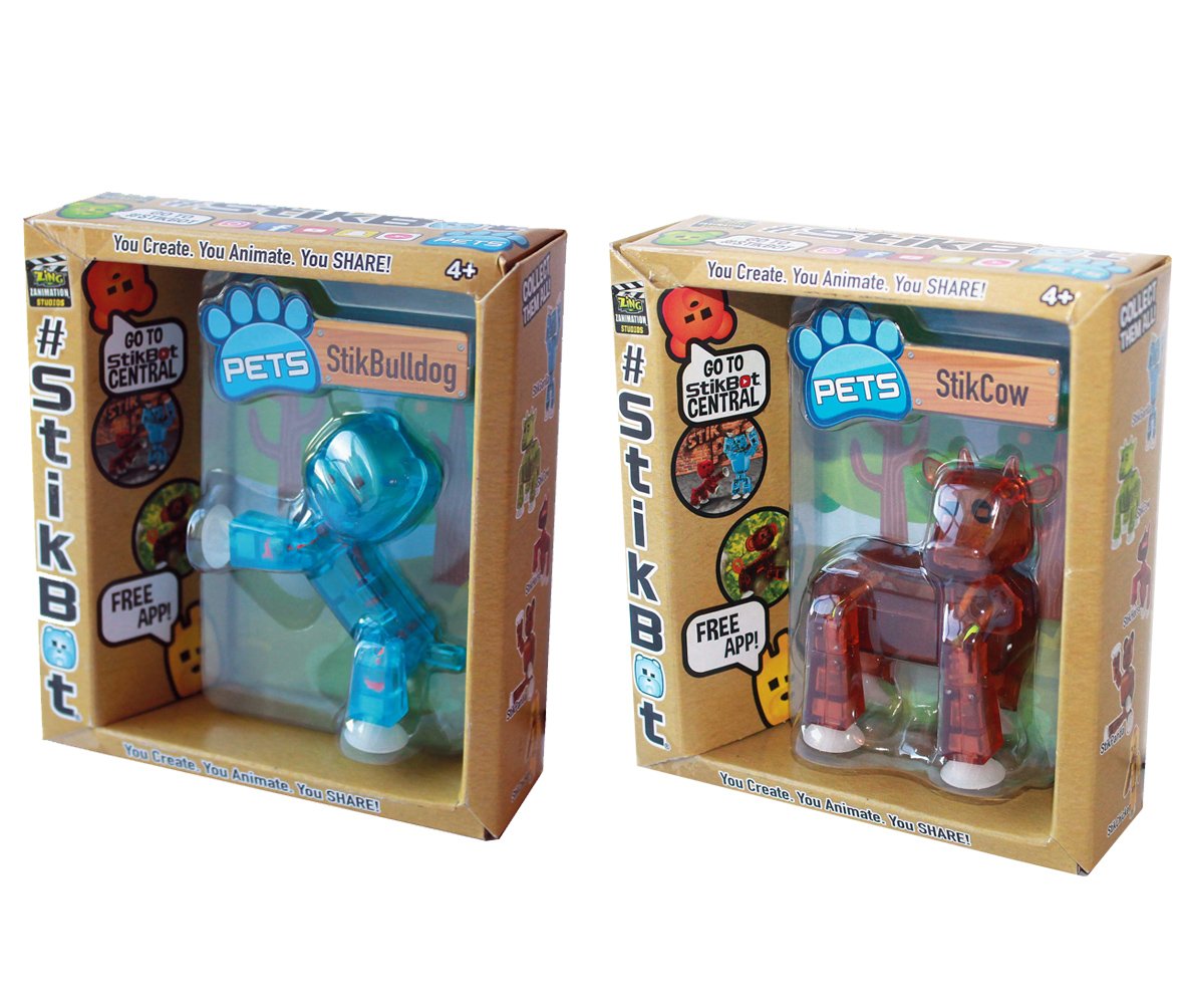 Zing S1203 StikBot Pets 2 Pack Assortment – TopToy