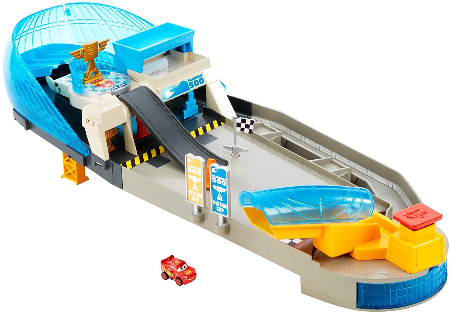 Disney Pixar Cars Mini Racers Rollin Raceway Playset with Speed ...