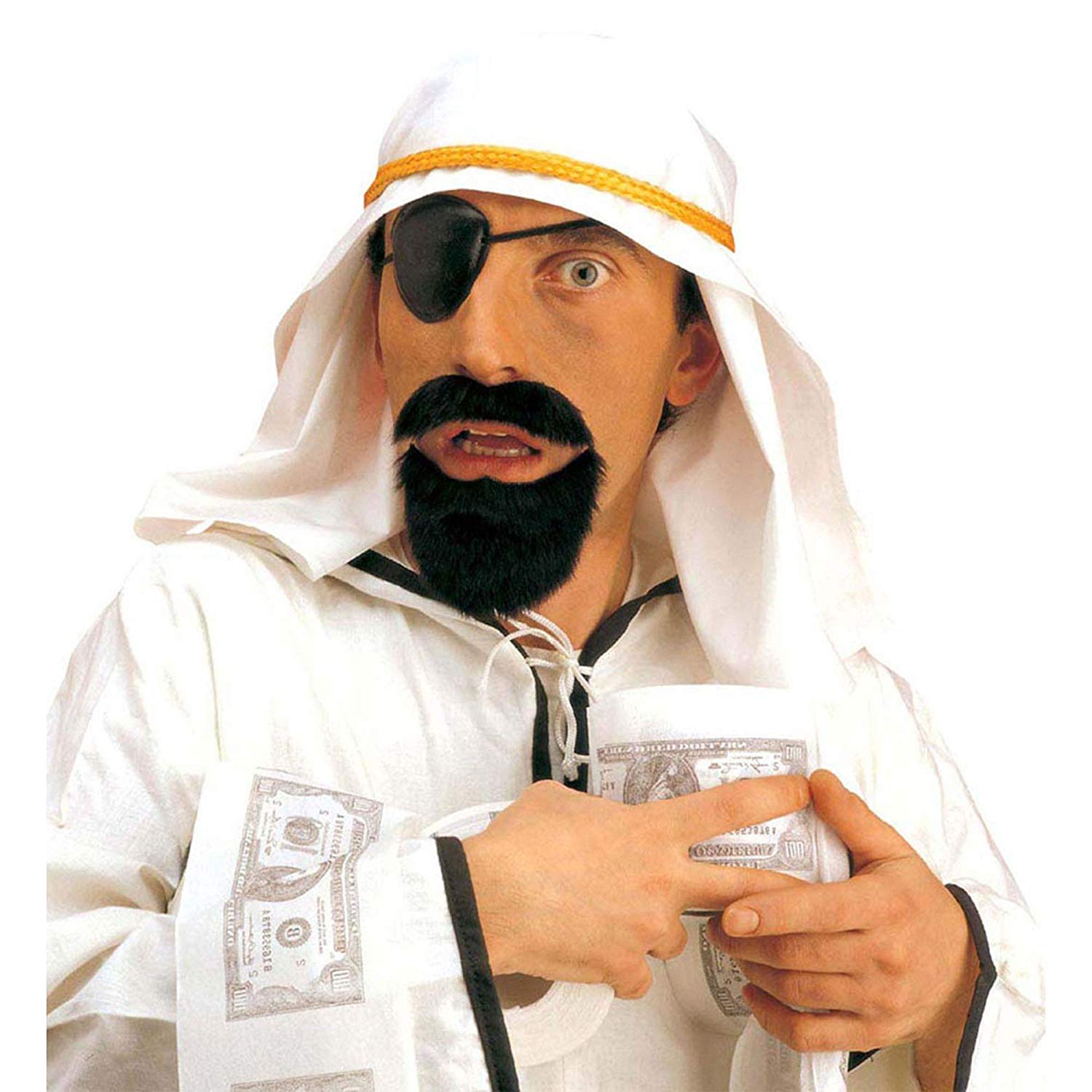 Sheik Dress Up Set Accessory for Arab Middle East Indian Fancy Dress ...